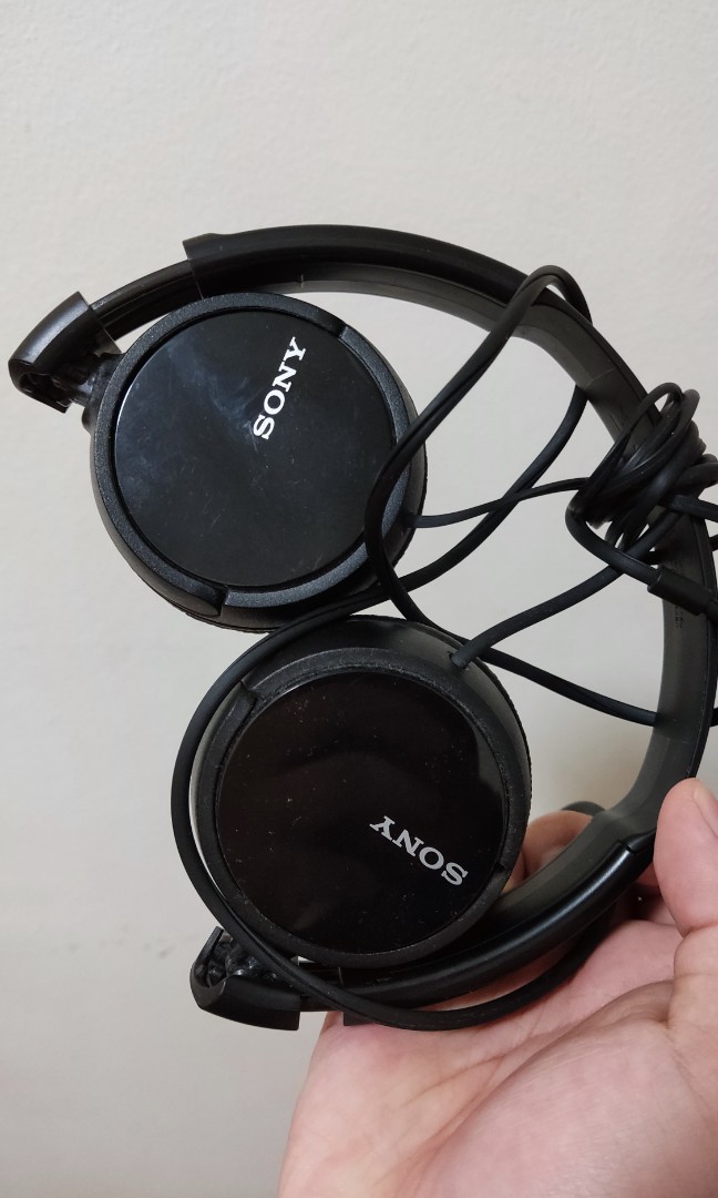 Sony MDR-ZX110 Overhead Headphone - Black, Audio, Headphones & Headsets ...