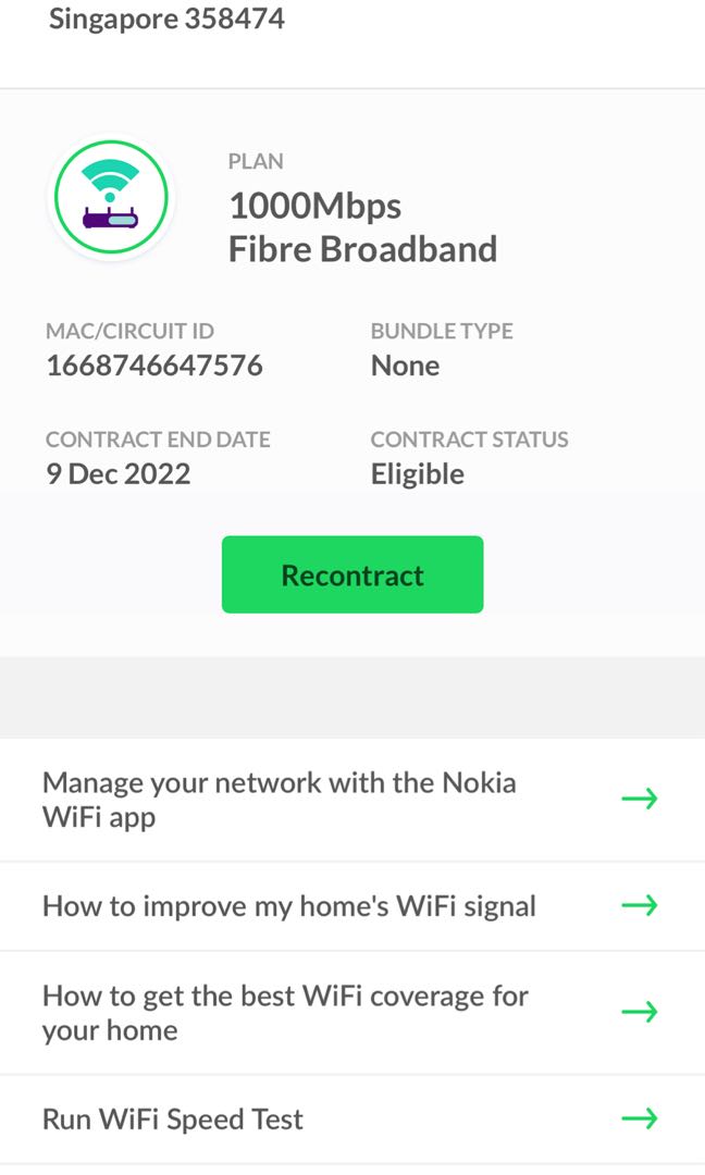 StarHub 1000bps fiber boardband - 8.5months left, Computers & Tech ...