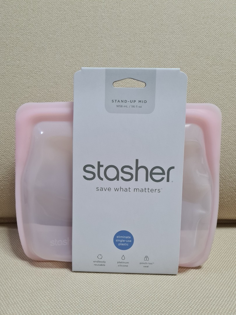 Stasher Stand-up Mid, Furniture & Home Living, Kitchenware & Tableware, Food Organisation ...