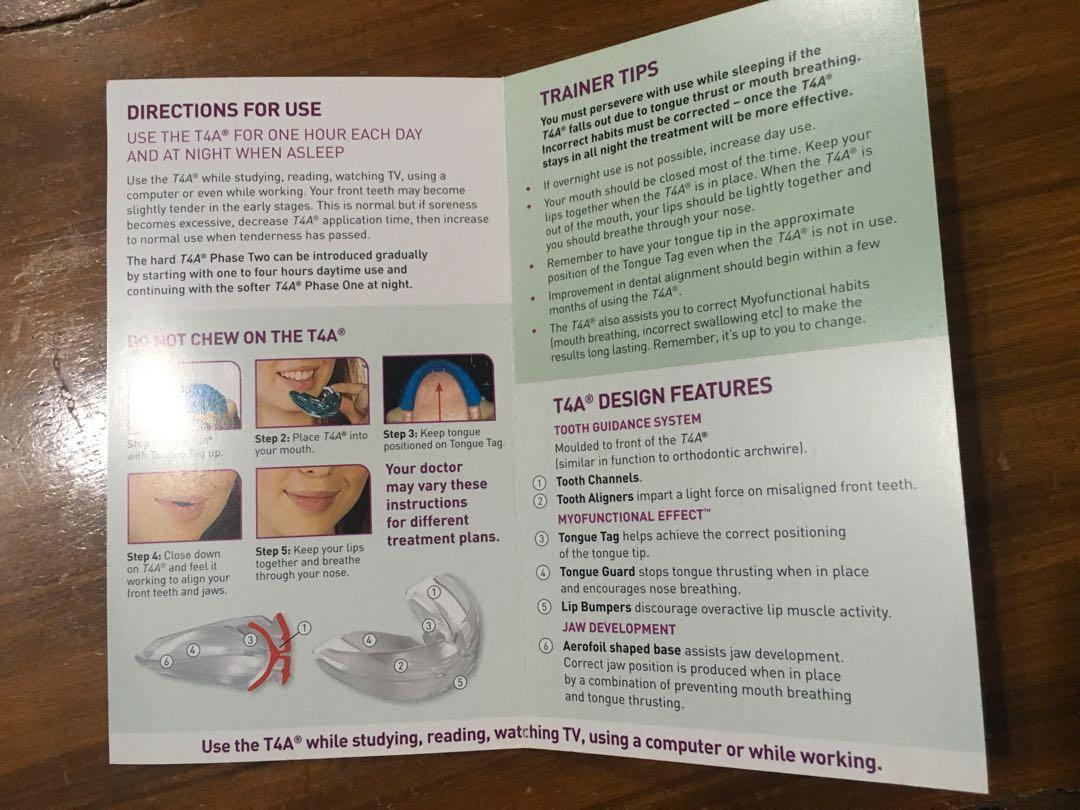 T4A Teeth Aligner by Myobrace Co., Beauty & Personal Care, Oral Care on ...