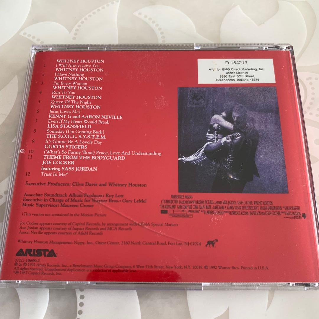 The Bodyguard Soundtrack OST 1992 USA Press Audiophile CD ifpi, Hobbies & Toys, Music & Media ...