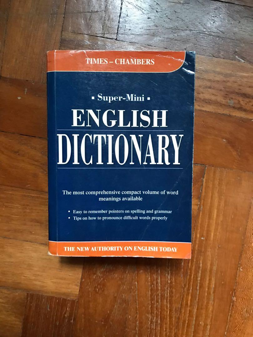 Times-chambers super mini english dictionary, Hobbies & Toys, Books ...