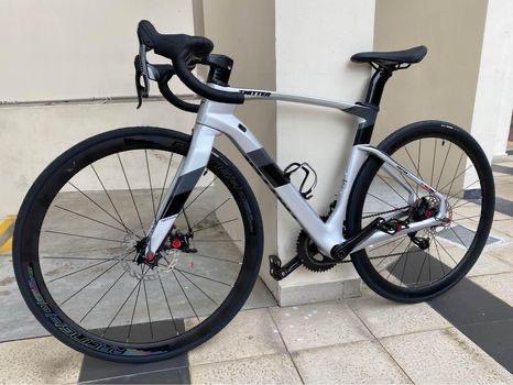 TWITTER Cyclone PRO with SRAM RIVAL Carbon Frame Road Bike Silver ...