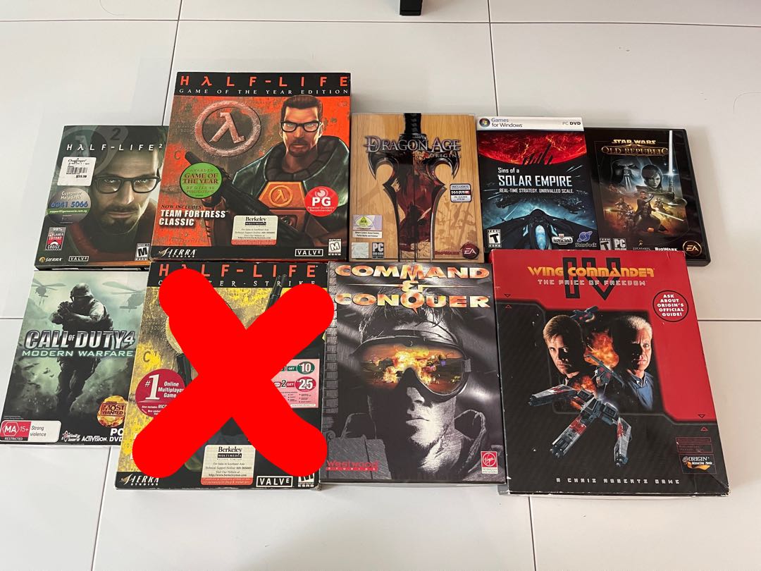 Vintage PC games with boxes, Video Gaming, Video Games, Others on Carousell