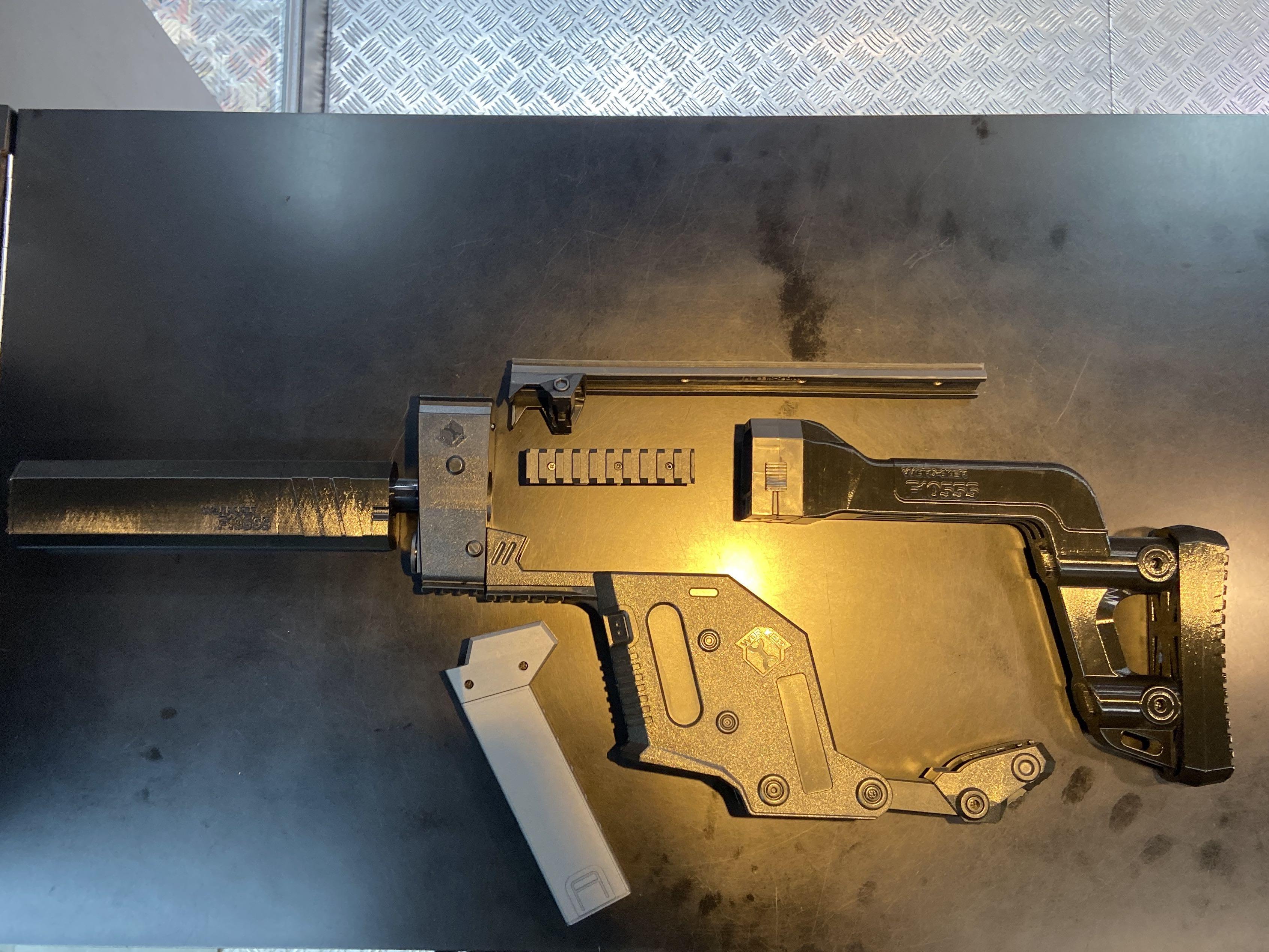 Worker STRYFE BLASTER Mod kit Kriss Vector for Nerf Gun, 興趣及遊戲, 玩具 & 遊戲 ...