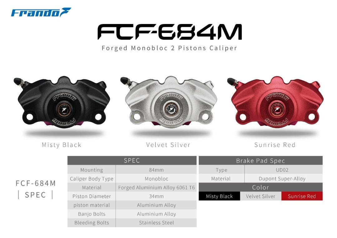 Yamaha Xmax frando brake caliper upgrade set master pump, Motorcycles ...