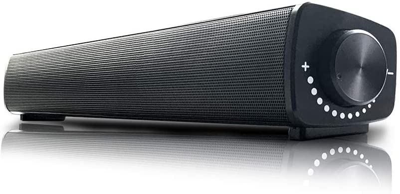 1521) Sound Bar Computer Speakers, QSPORTPEAK USB Powered Computer ...
