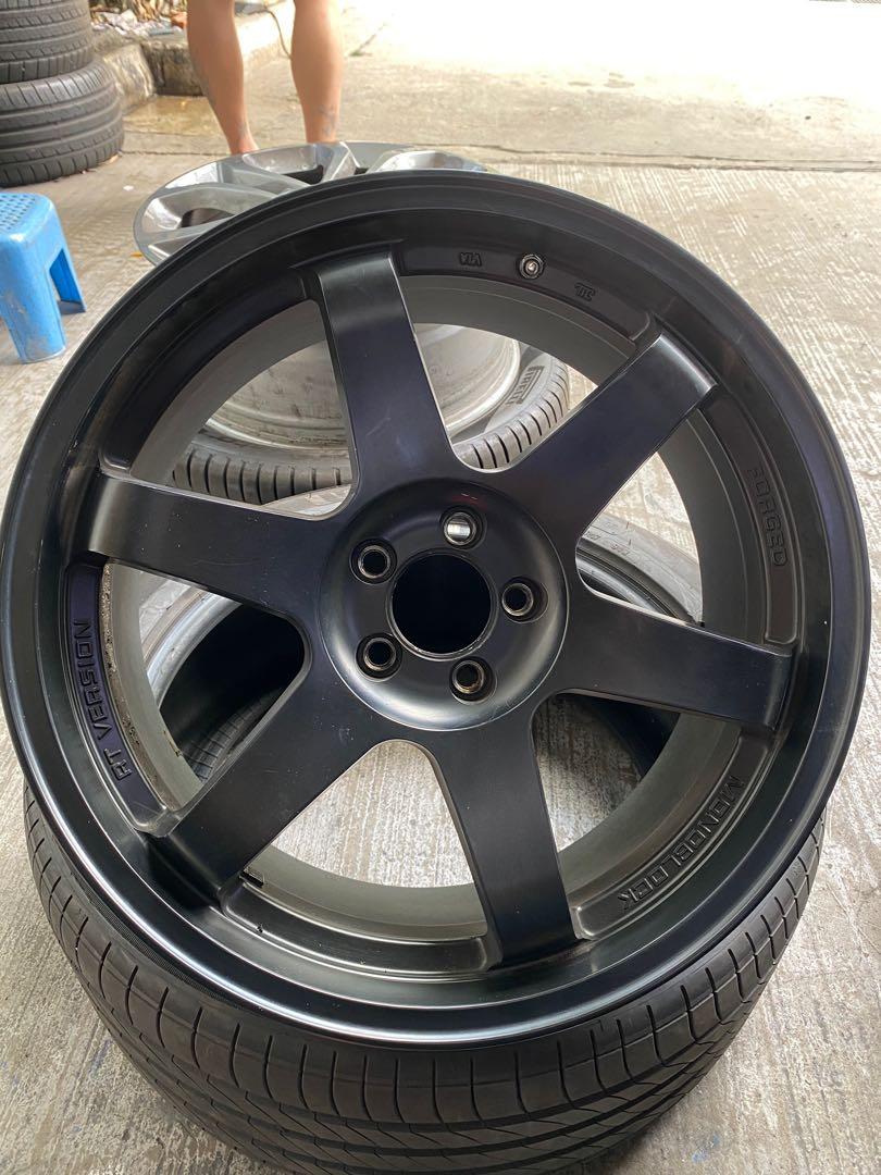 18” TE37 DESIGN RIM 5x100 - RAYS VOLKSRACING SSR TE37 RPF01 WEDSSPORT ...
