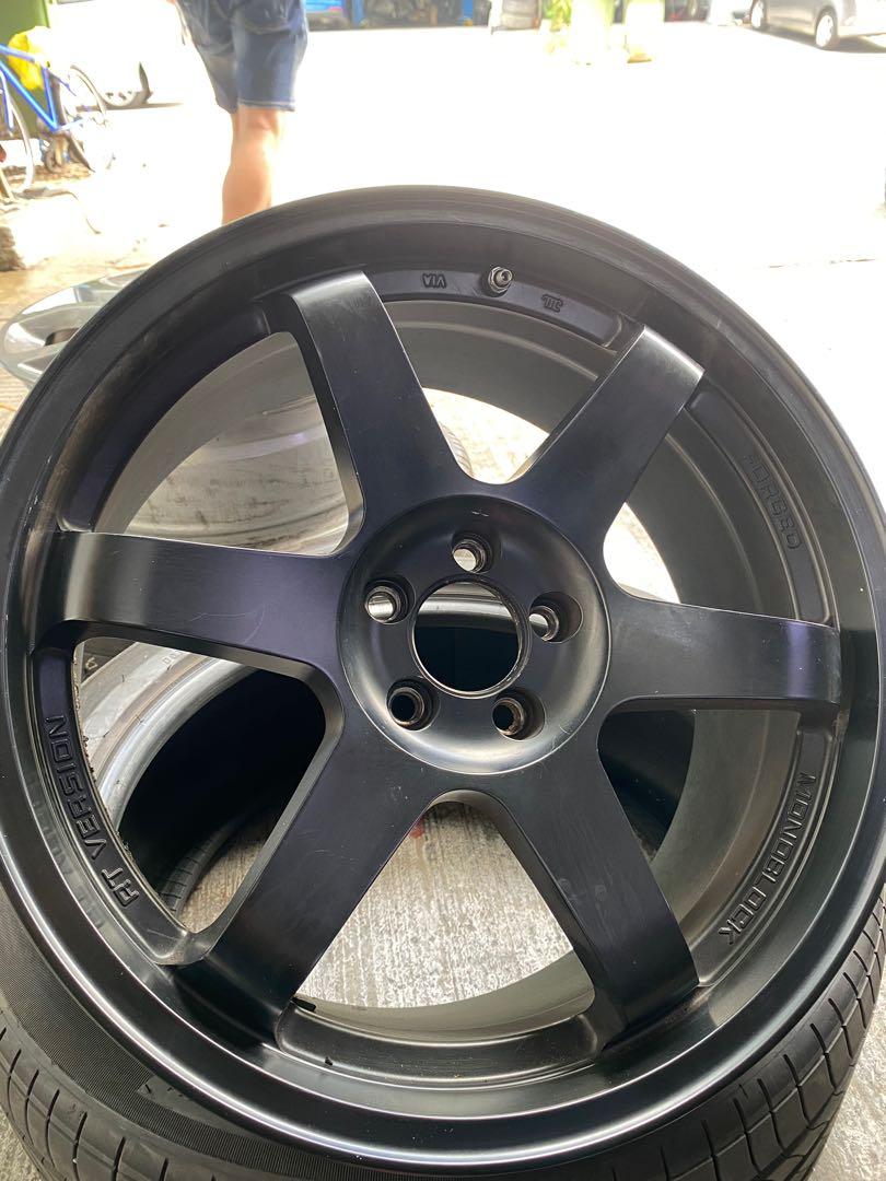18” TE37 DESIGN RIM 5x100 - RAYS VOLKSRACING SSR TE37 RPF01 WEDSSPORT ...