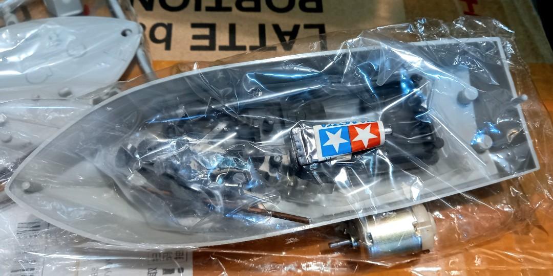 舊田宮雙星英軍電動摩打魚雷快艇模型 Old Tamiya motorized WWlI British Navy torpedo patrol ...