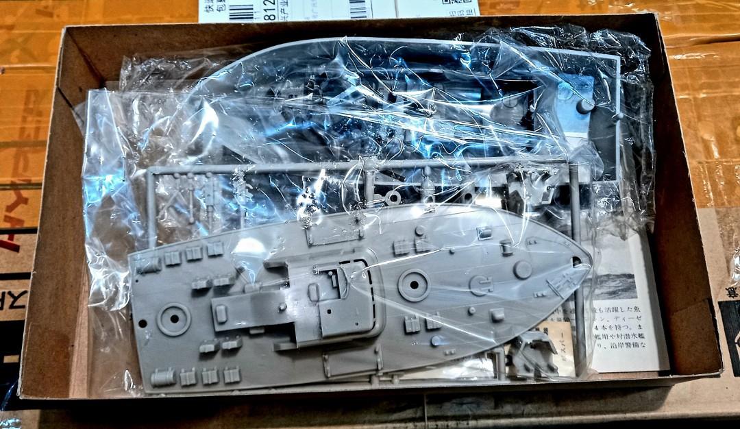 舊田宮雙星英軍電動摩打魚雷快艇模型 Old Tamiya motorized WWlI British Navy torpedo patrol ...