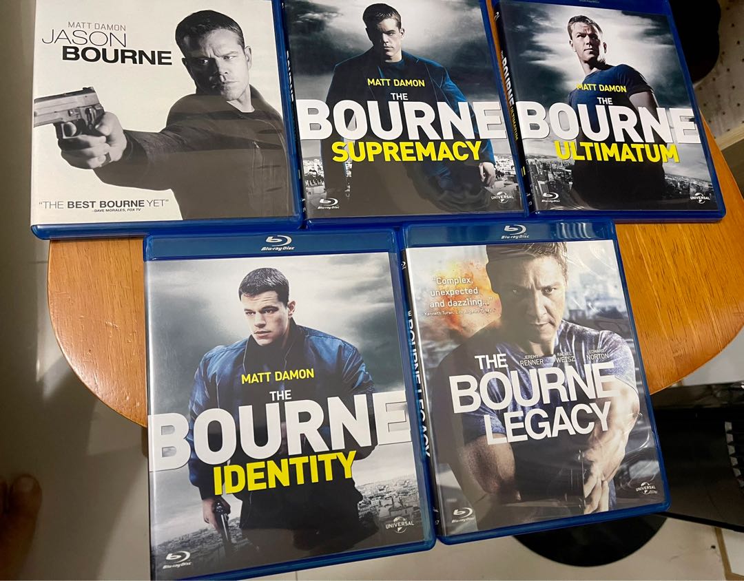 Matt Damon ( The Bourne series 5 disc complete set ), TV & Home Appliances, TV & Entertainment ...