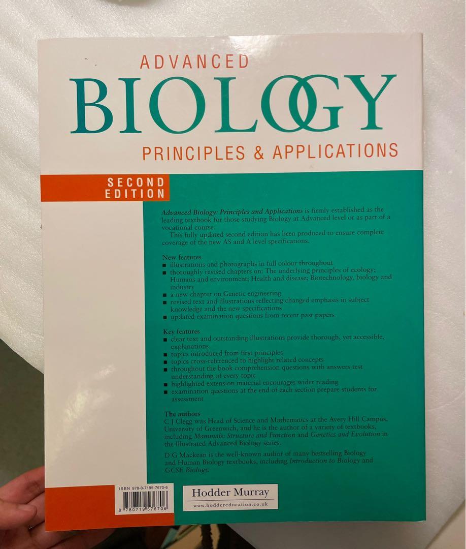 Advanced Biology Principles & Applications - Bio textbook for DSE / IB ...
