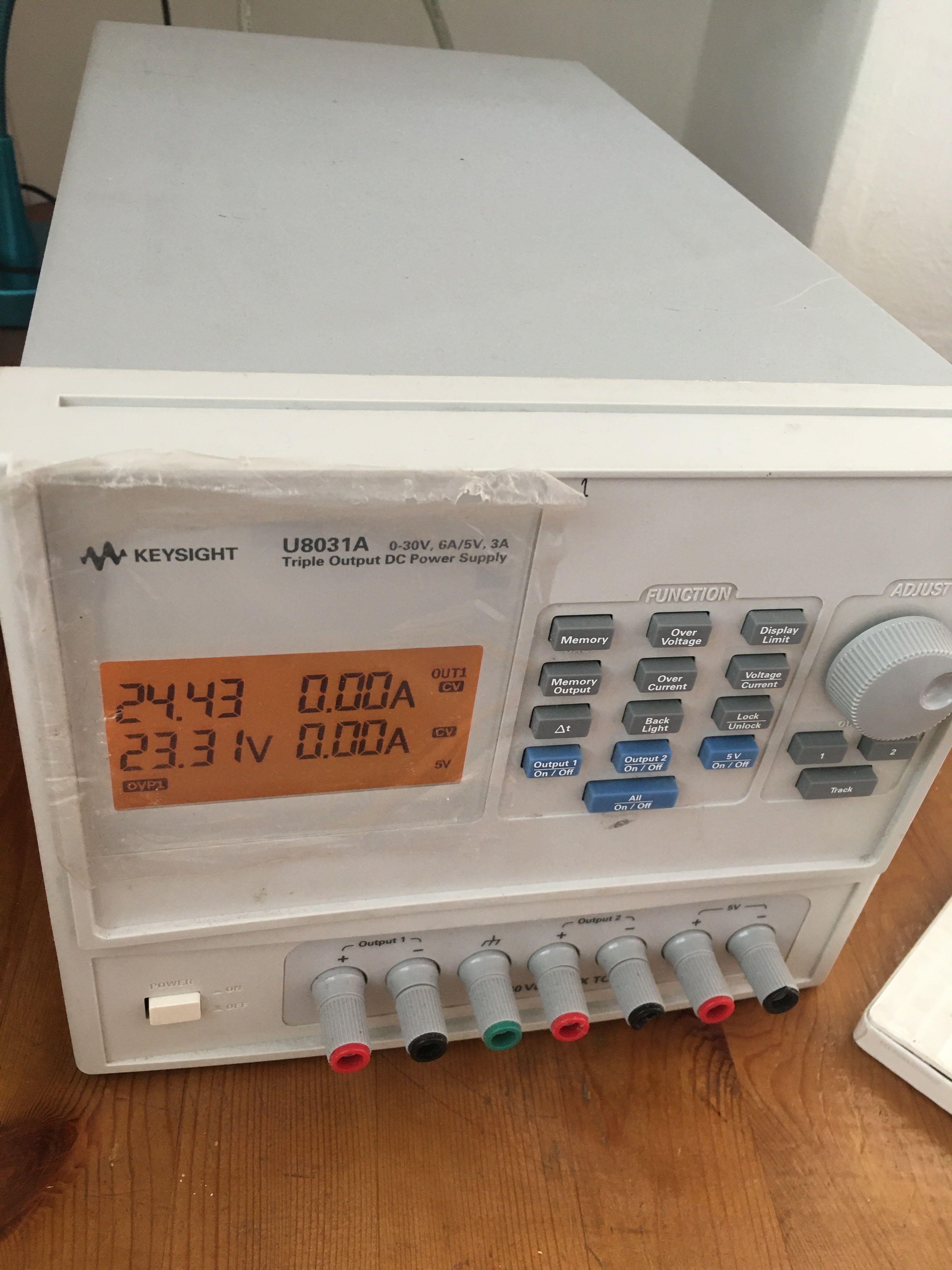 Agilent multimeter and Bench power supply, oscilloscope etc., Audio ...