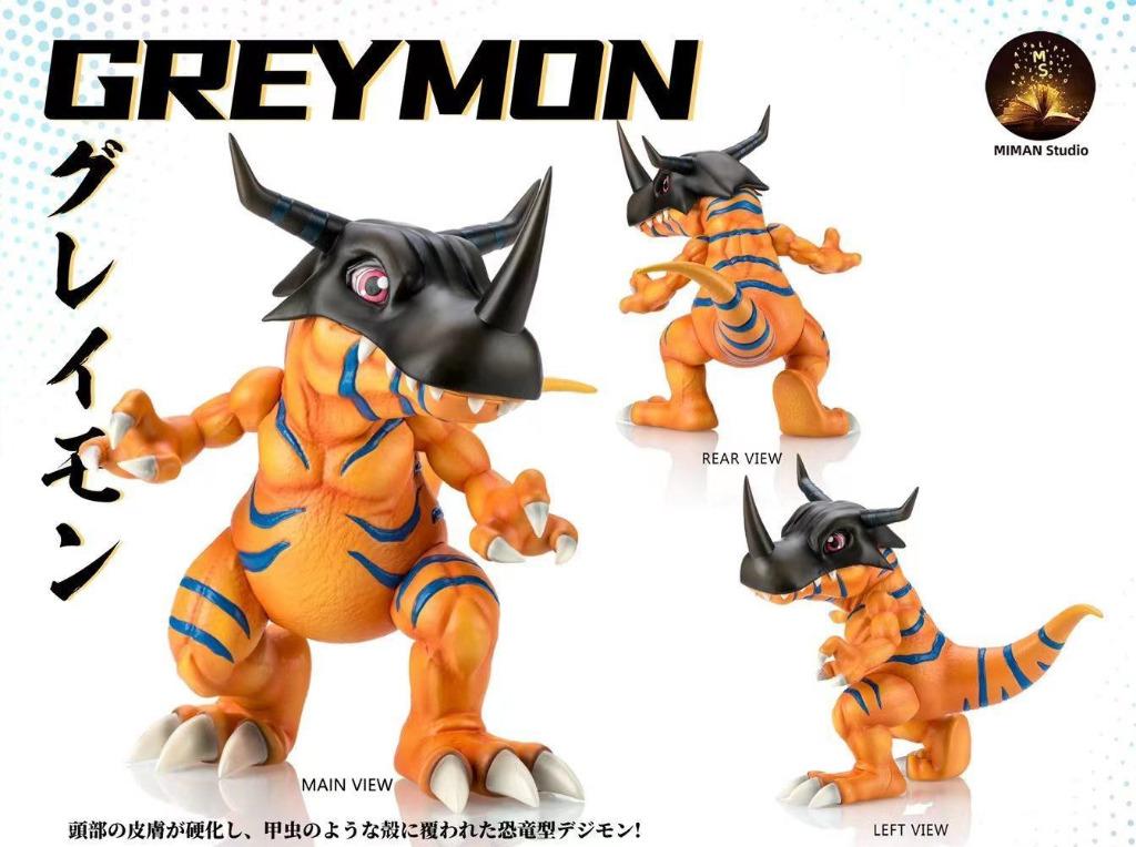 Agumon / Greymon / WarGreymon / Black WarGreymon (from Miman Studio) (PREORDER), Hobbies & Toys ...