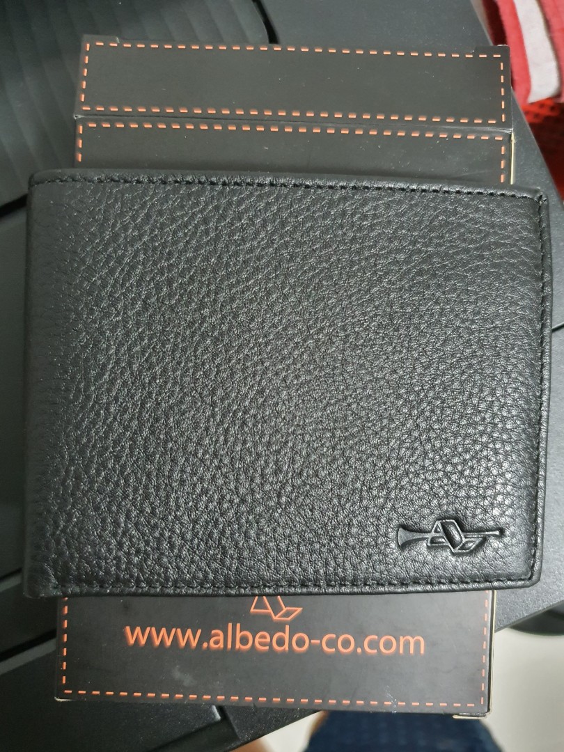 Albedo Mens leather bifold wallet, Men's Fashion, Watches & Accessories ...