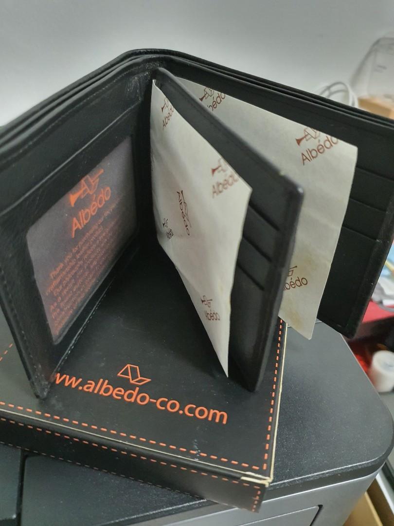 Albedo Mens leather bifold wallet, Men's Fashion, Watches & Accessories ...