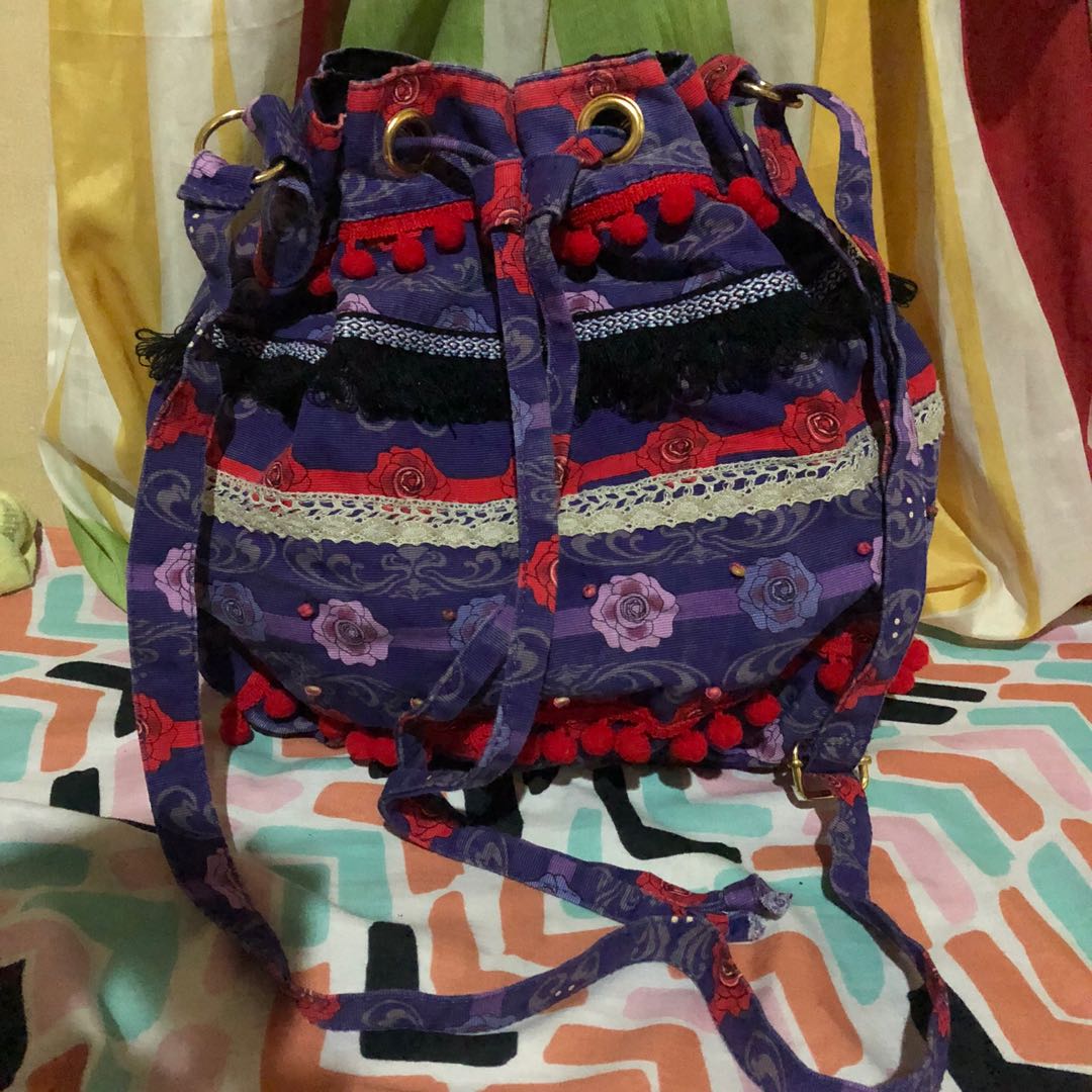 ANNA SUI bucketbag, Women's Fashion, Bags & Wallets, Beach Bags on ...