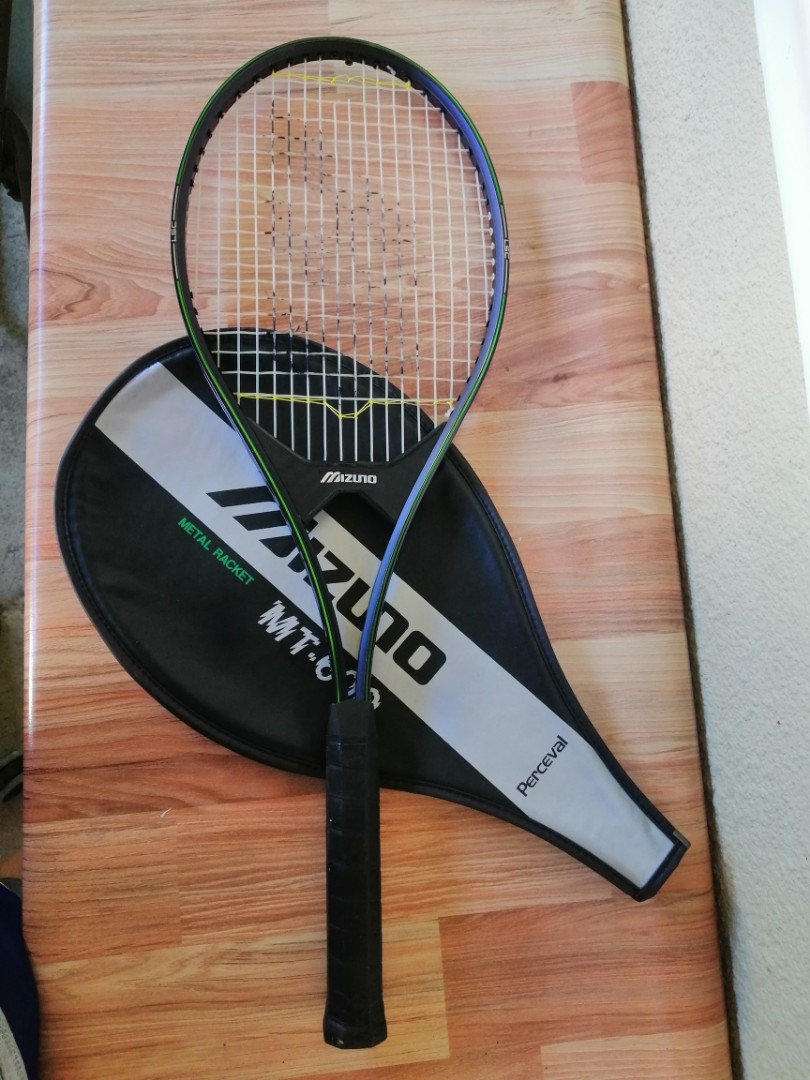 Authetic tennis racket - Mizuno MT-600 (with cut 2 cut string), Sports ...