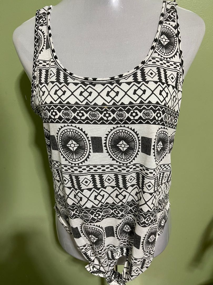 Aztec top, Women's Fashion, Tops, Sleeveless on Carousell
