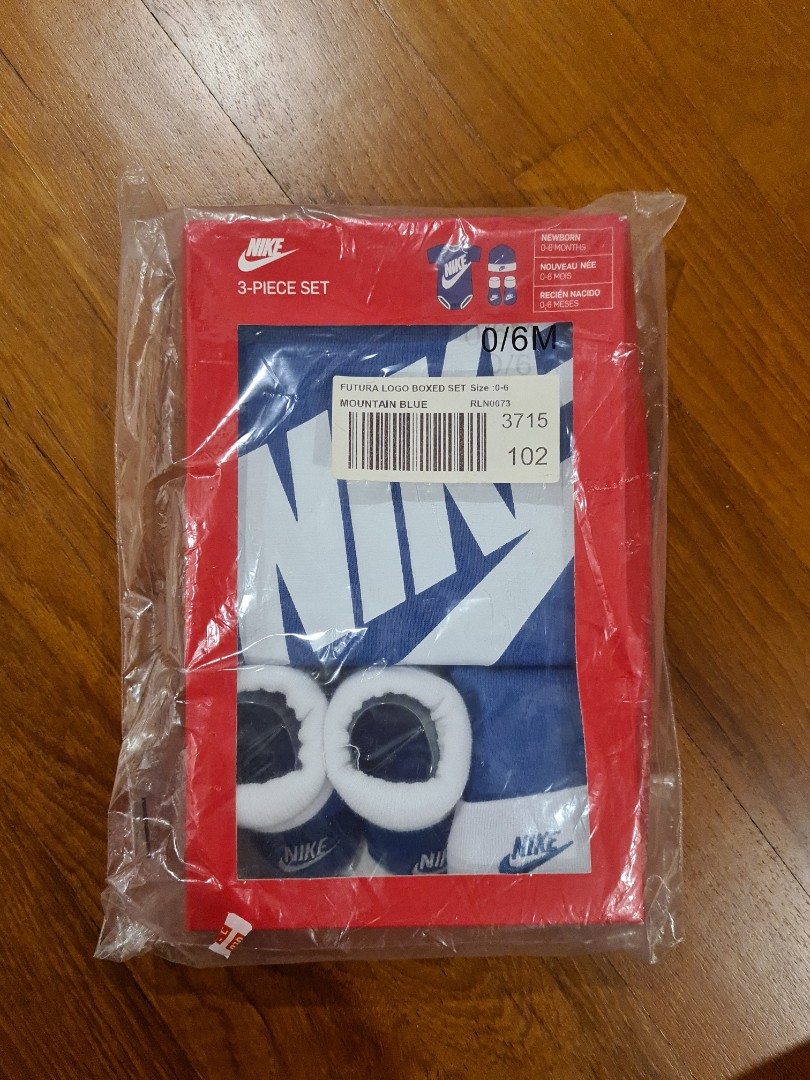 [BNIB] Nike Futura Logo Boxed Set 0-6M, Babies & Kids, Babies & Kids ...