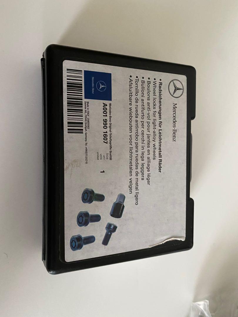 Brand New Original Mercedes Benz Rim Locks, Car Accessories ...