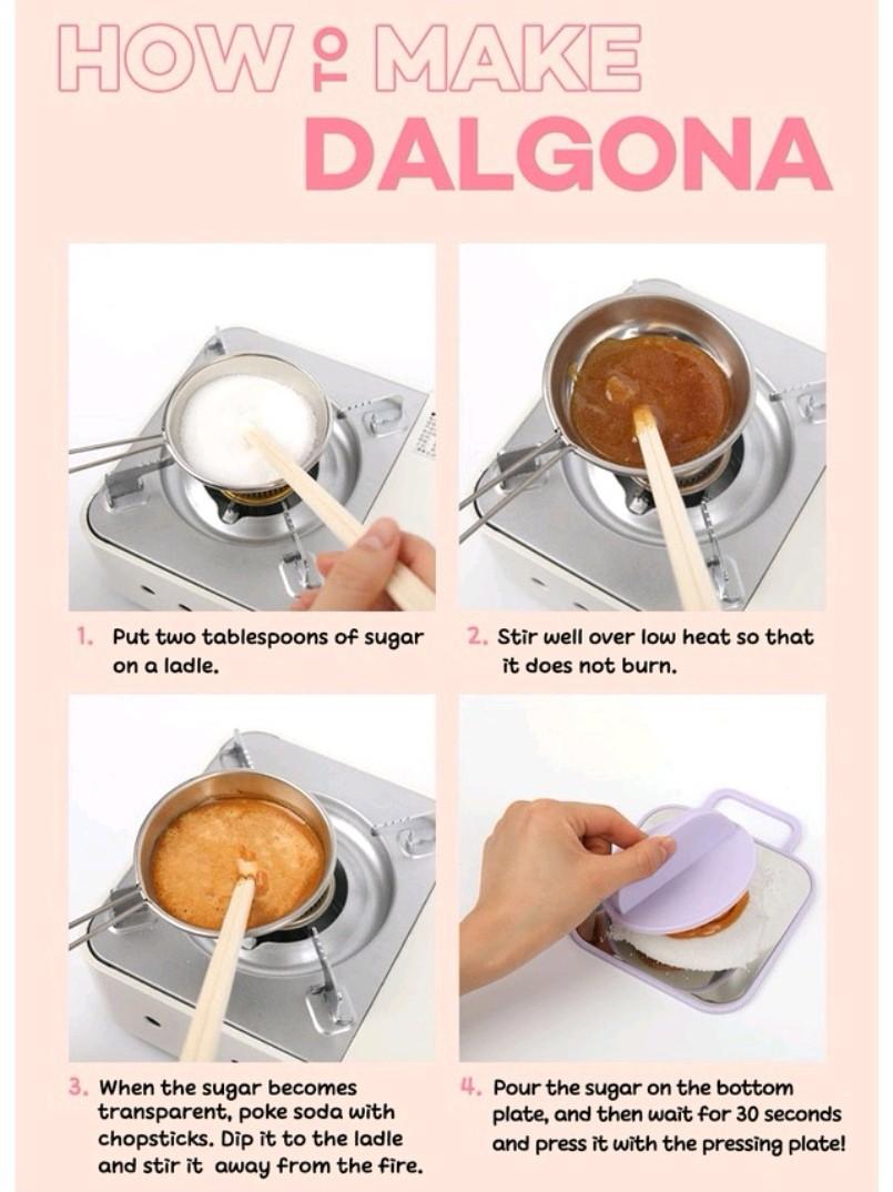 Bt21 dalgona set, Hobbies & Toys, Memorabilia & Collectibles, K-Wave on ...