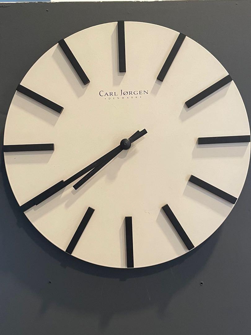 Carl Jorgen Denmark Wall Clock, Furniture & Home Living, Home Decor ...