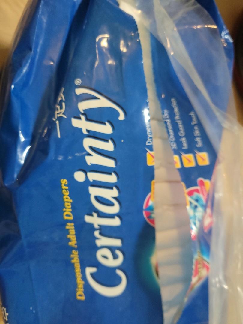 Certainty adult diapers, Health & Nutrition, Assistive & Rehabilatory ...