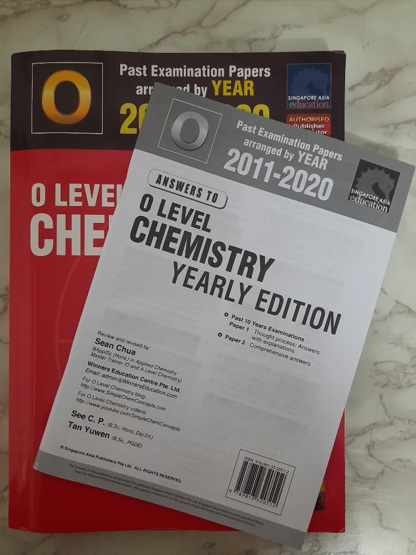 Chemistry O level past year papers 2011-2020, Hobbies & Toys, Books ...
