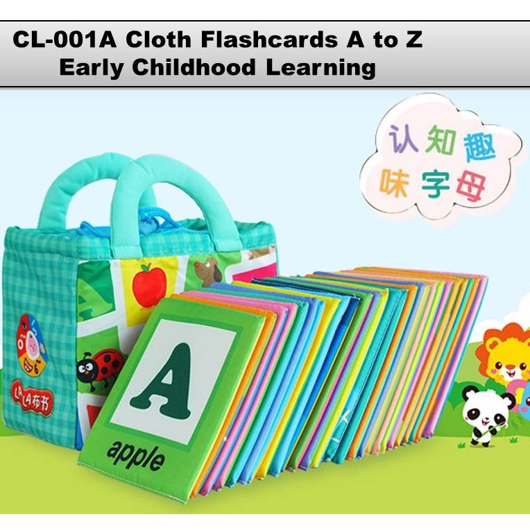 Cloth Books Cloth Flashcards for Babies, Babies & Kids, Infant Playtime ...