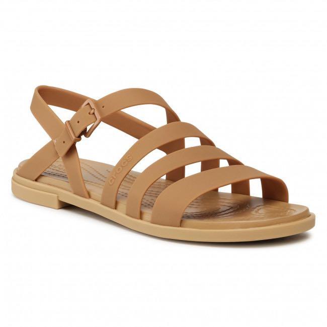 Crocs Tulum Sandal (Dark Gold), Women's Fashion, Footwear, Sandals on ...