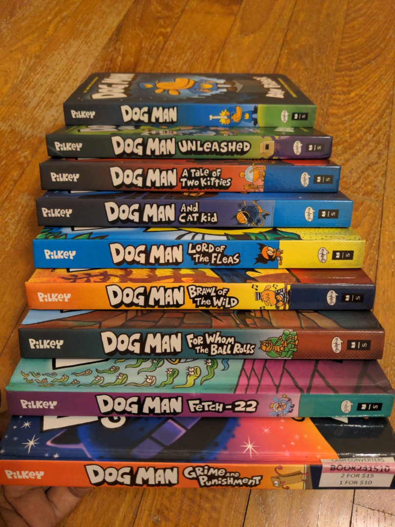 Dog man series - Dav Pilkey ($15 for the set), Hobbies & Toys, Books ...