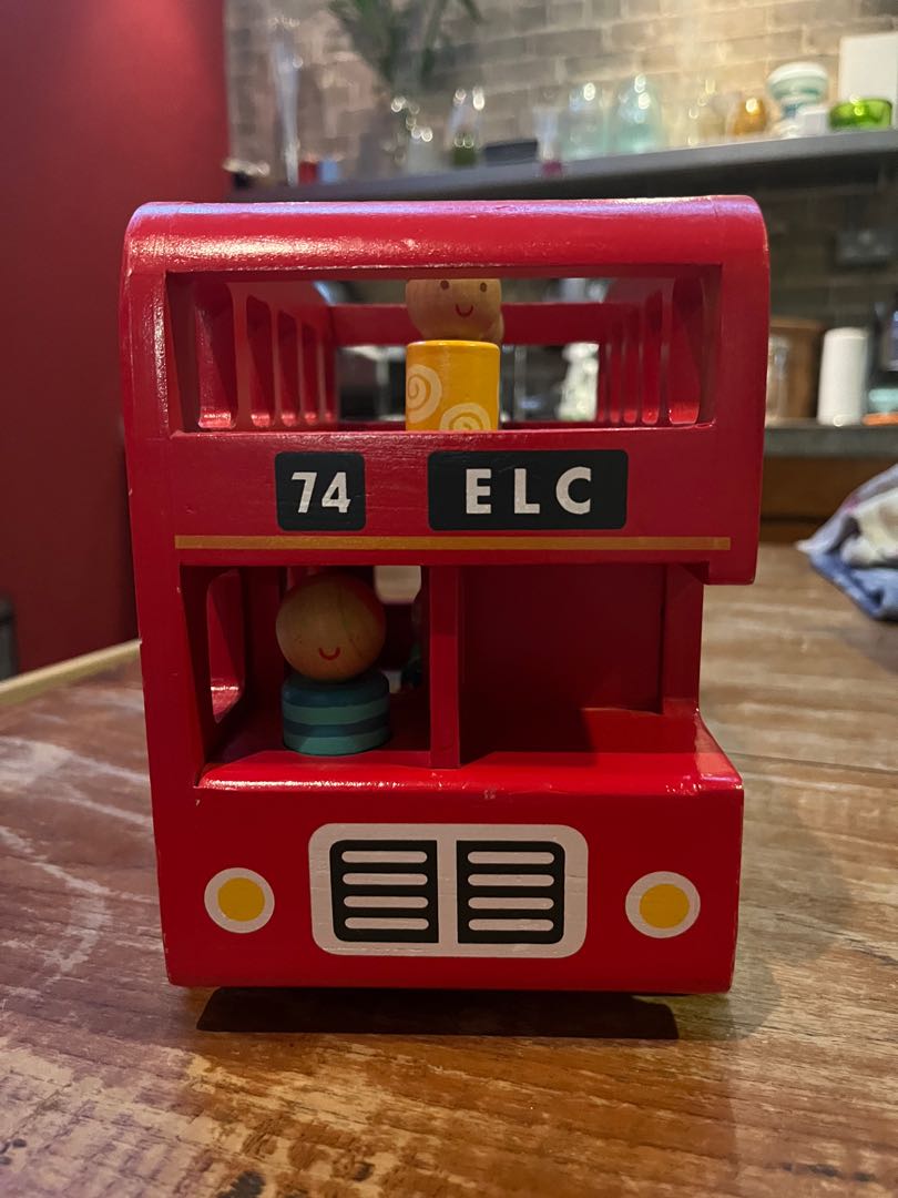 Early Learning Centre (ELC) wooden London bus, Hobbies & Toys, Toys ...