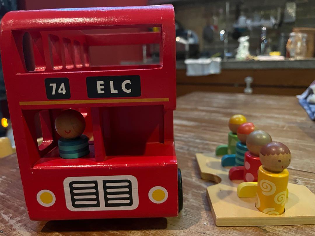 Early Learning Centre (ELC) wooden London bus, Hobbies & Toys, Toys ...