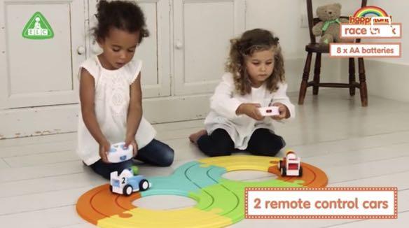 ELC HappyLand Race Track Remote Control Cars, Babies & Kids, Infant ...