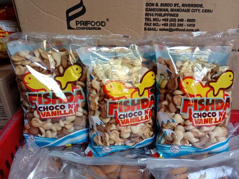 Fishda Choco Vanilla Biscuits, Food & Drinks, Local Eats on Carousell