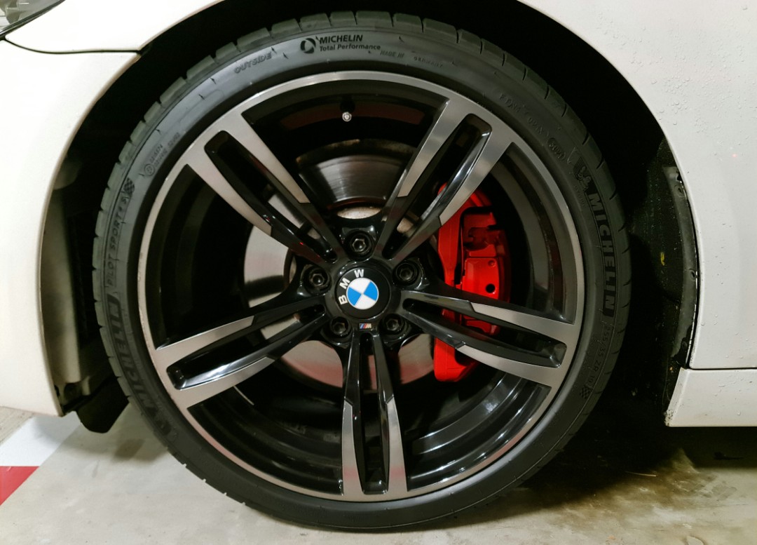 Genuine BMW Forged 19" Wheels Double-Spoke 437M with Michelin PS4S ...