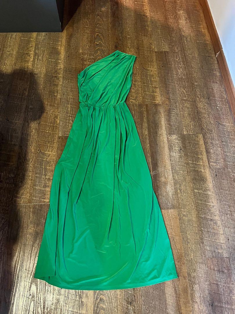 Green Toga maxi dress, Women's Fashion, Dresses & Sets, Dresses on ...