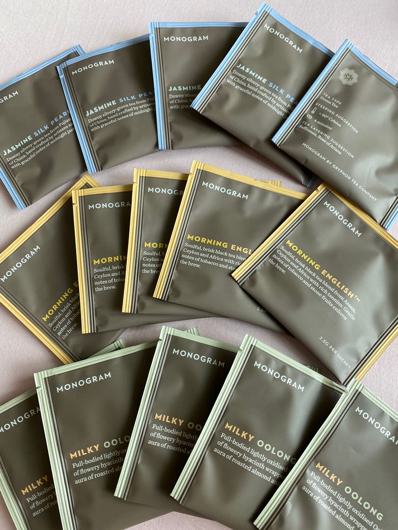 Gryphon Tea Company Monogram tea, Food & Drinks, Beverages on Carousell