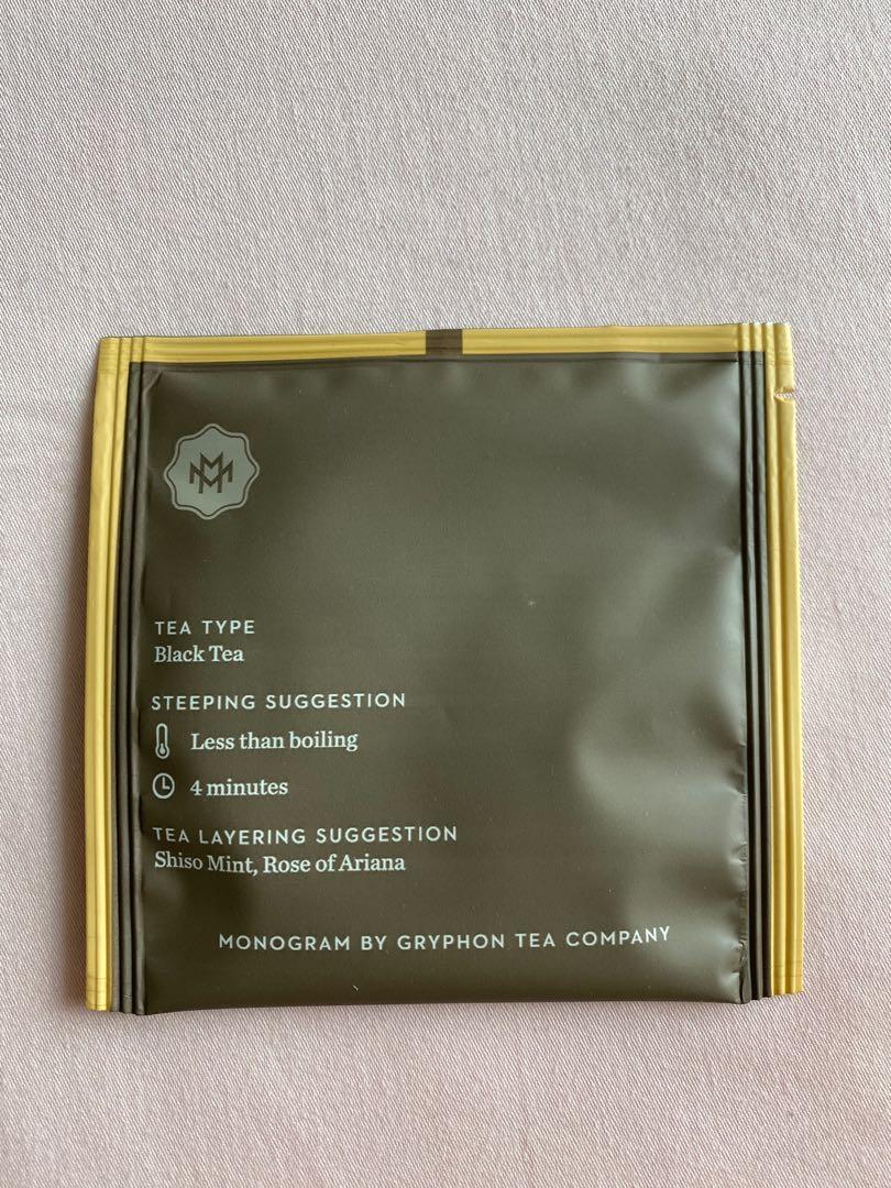 Gryphon Tea Company Monogram tea, Food & Drinks, Beverages on Carousell