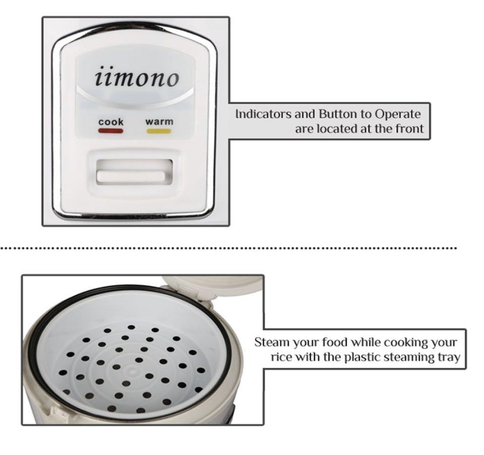 iimono (TAIYO) Deluxe Rice Cooker, 1.8 Litres, BNIB, TV & Home ...