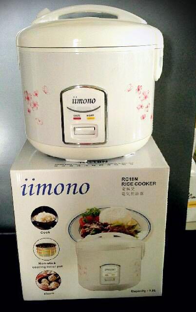 iimono (TAIYO) Deluxe Rice Cooker, 1.8 Litres, BNIB, TV & Home ...