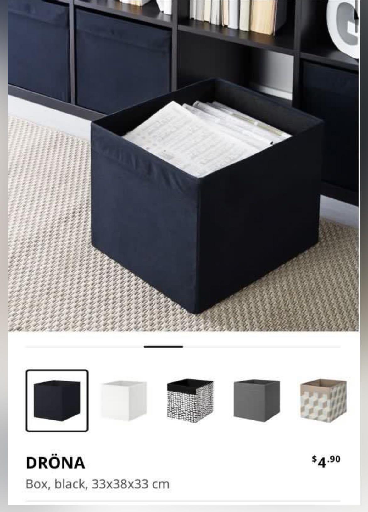 Ikea Drona box for Kallax, Furniture & Home Living, Home Improvement ...