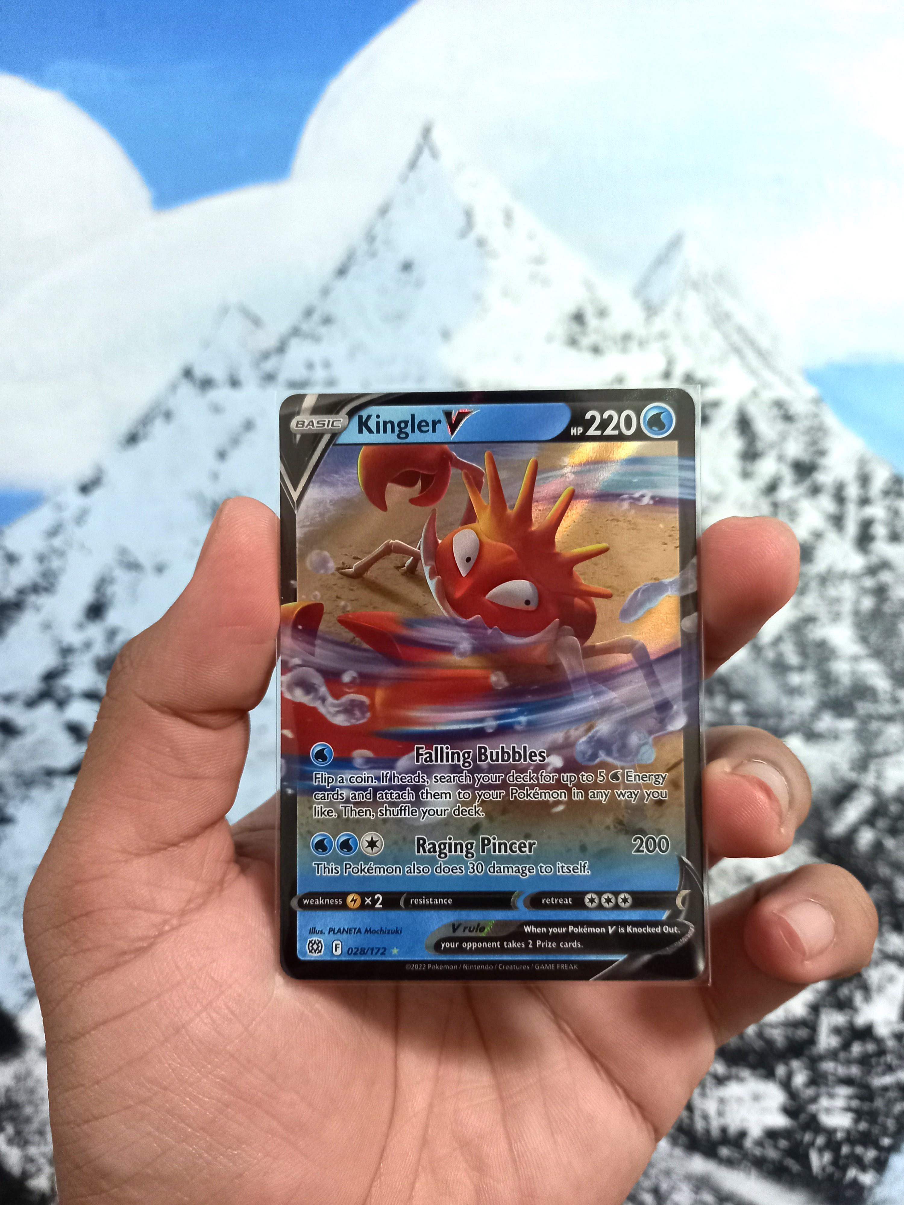 Kingler V and VMAX Brilliant Stars Pokemon TCG, Hobbies & Toys, Toys ...