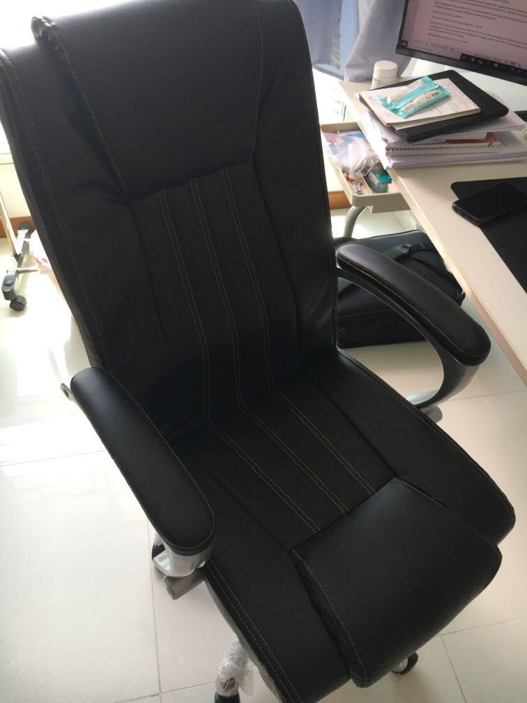 Lightly used office chair, Furniture & Home Living, Furniture, Chairs ...