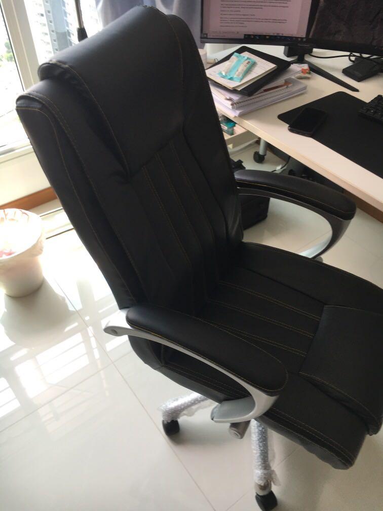 Lightly used office chair, Furniture & Home Living, Furniture, Chairs ...