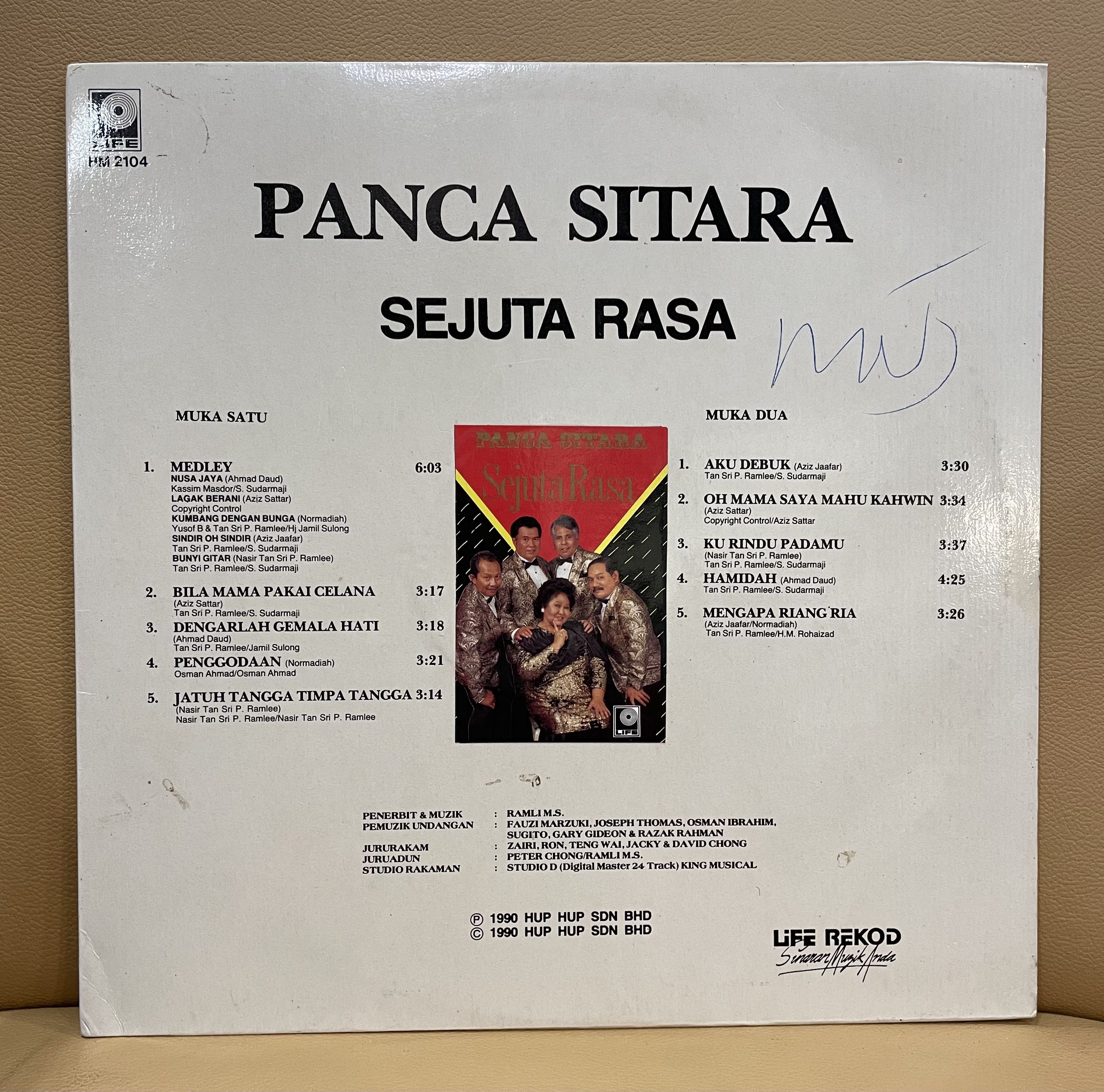 Lp Panca Sitara - Sejuta Rasa, Hobbies & Toys, Music & Media, CDs ...