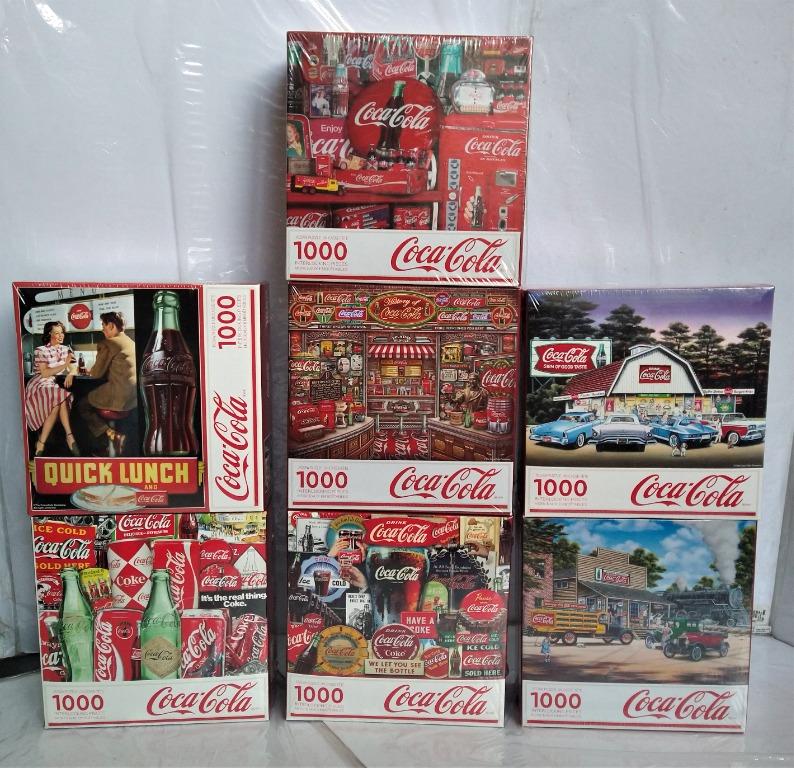 Majestic Coca Cola Coke Puzzles 1000-Piece Assorted Designs NewUSA ...