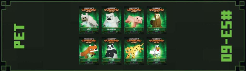 Minecraft Dungeons Arcade Complete Full Set 15 Melee 12 Range 13 Armor ...